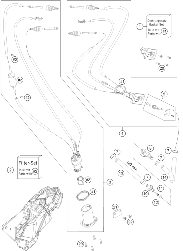 Husqvarna fiche finder FUEL PUMP spare parts for the Husqvarna 701 ...