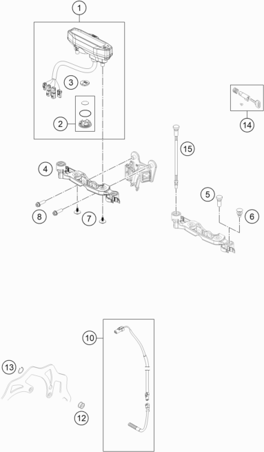 KTM fiche finder INSTRUMENTS LOCK SYSTEM spare parts for the KTM 300 ...
